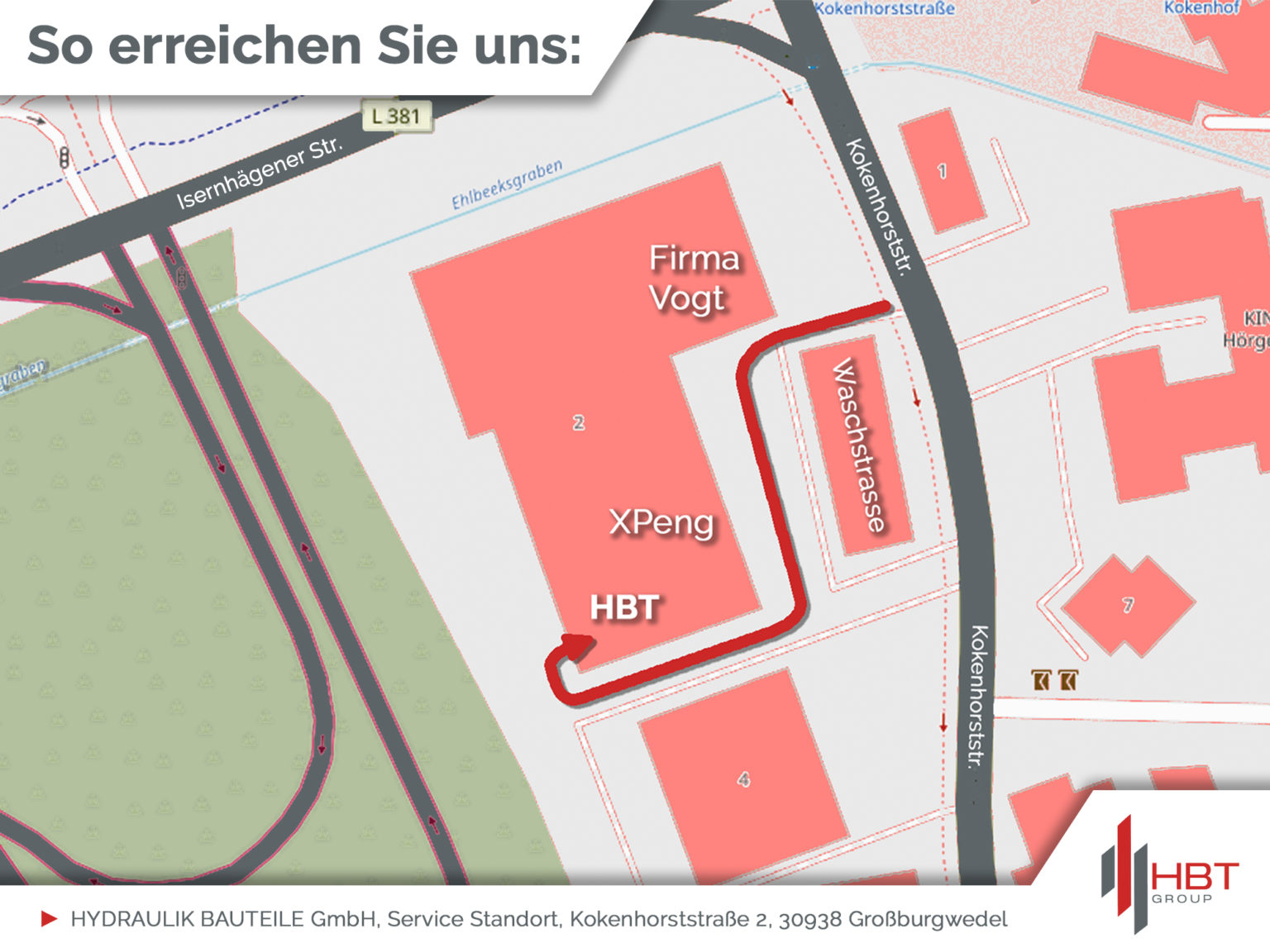 Unser Service zieht um! – HYDRAULIK BAUTEILE GmbH | HBT GROUP
